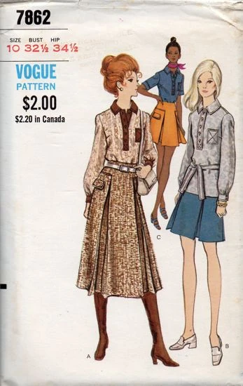 Vogue 7862 A | Vintage Sewing Patterns | Fandom