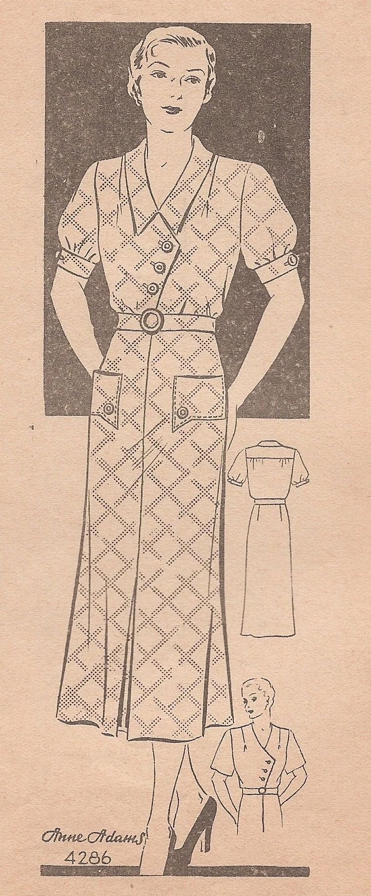Anne Adams 4286 | Vintage Sewing Patterns | Fandom