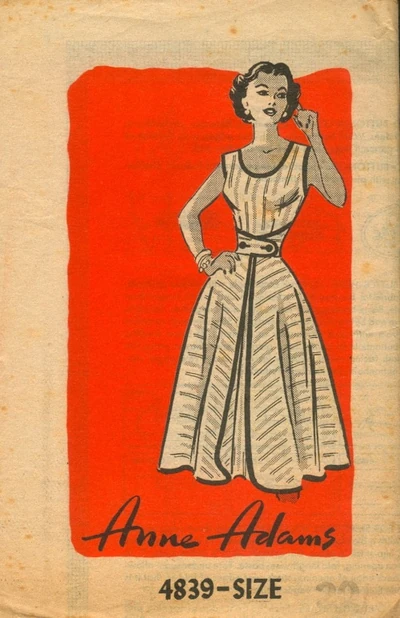 Anne Adams 4839 | Vintage Sewing Patterns | Fandom