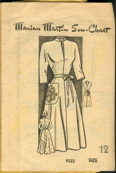 Marian Martin 9222 | Vintage Sewing Patterns | Fandom