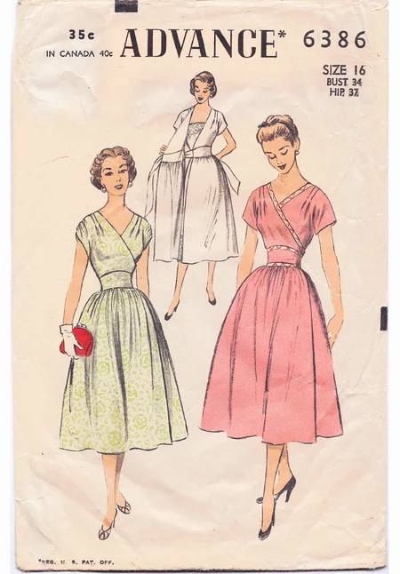Advance 6386 | Vintage Sewing Patterns | Fandom