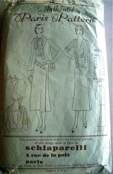 Authentic Paris 1647 | Vintage Sewing Patterns | Fandom