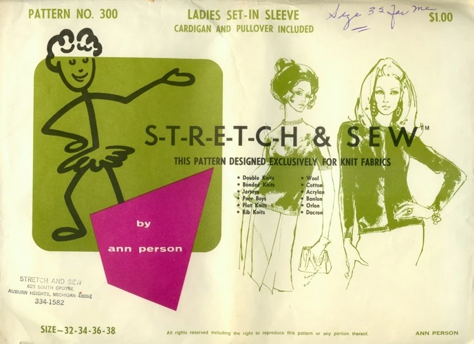 Stretch & Sew 300 | Vintage Sewing Patterns | Fandom