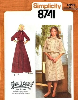 Simplicity 8741 | Vintage Sewing Patterns | Fandom