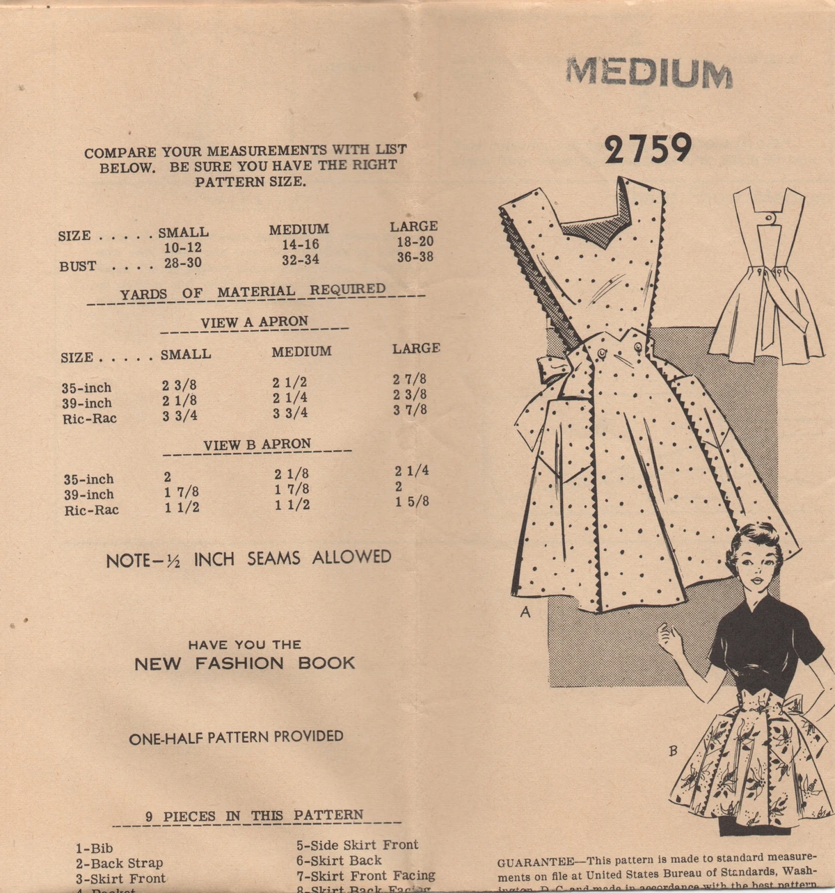 Mail Order 2759 | Vintage Sewing Patterns | Fandom