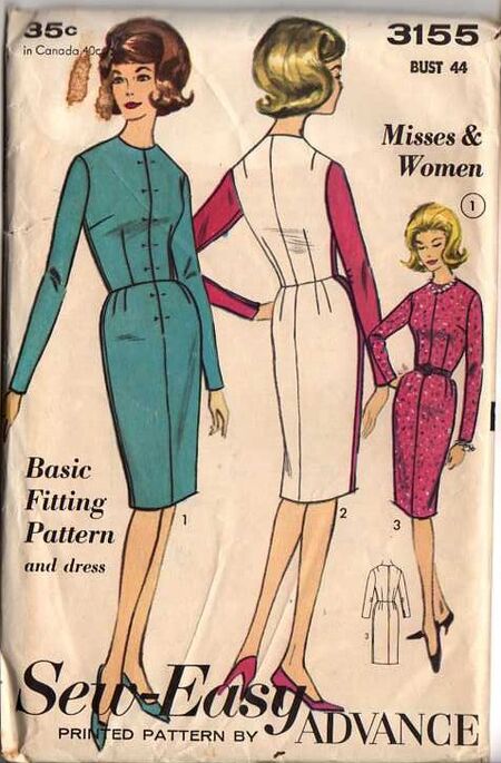 Advance 3155 | Vintage Sewing Patterns | Fandom
