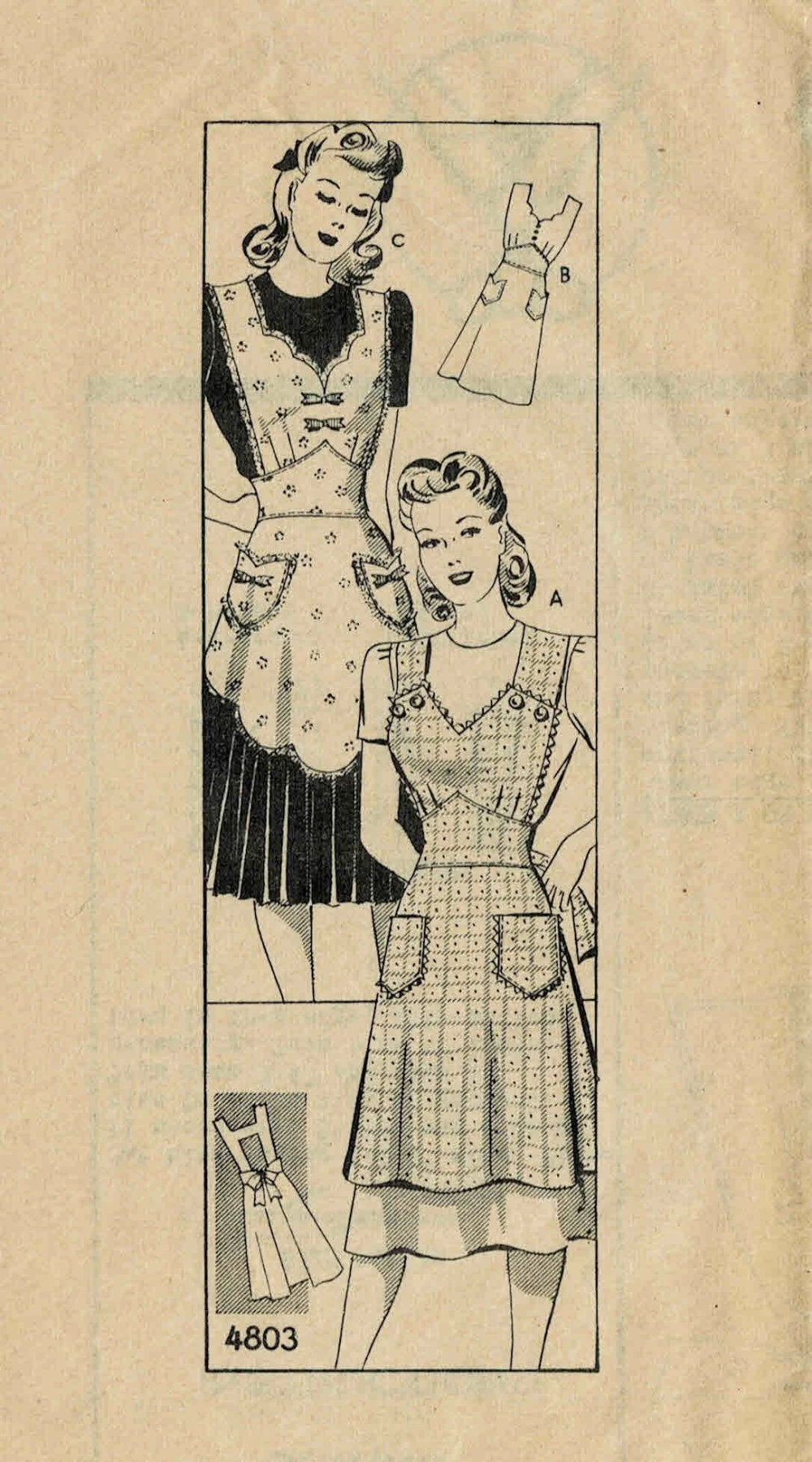Anne Adams 4803 B | Vintage Sewing Patterns | Fandom