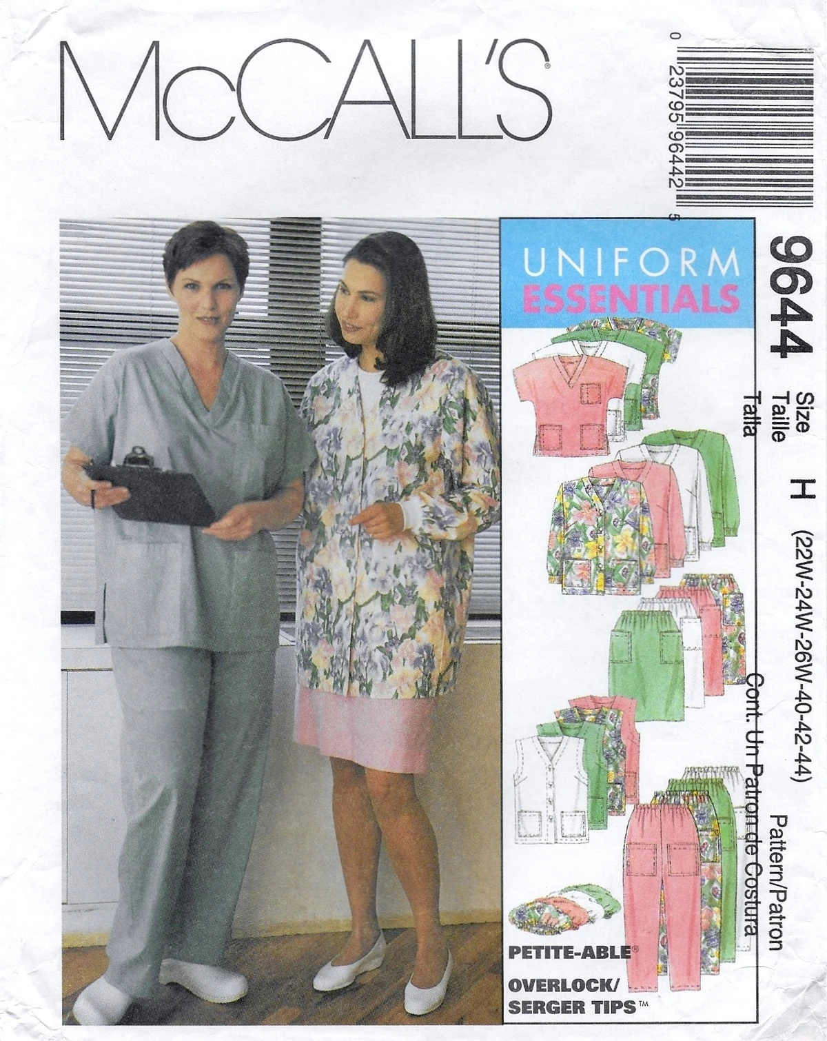 McCall's 9644 B | Vintage Sewing Patterns | Fandom