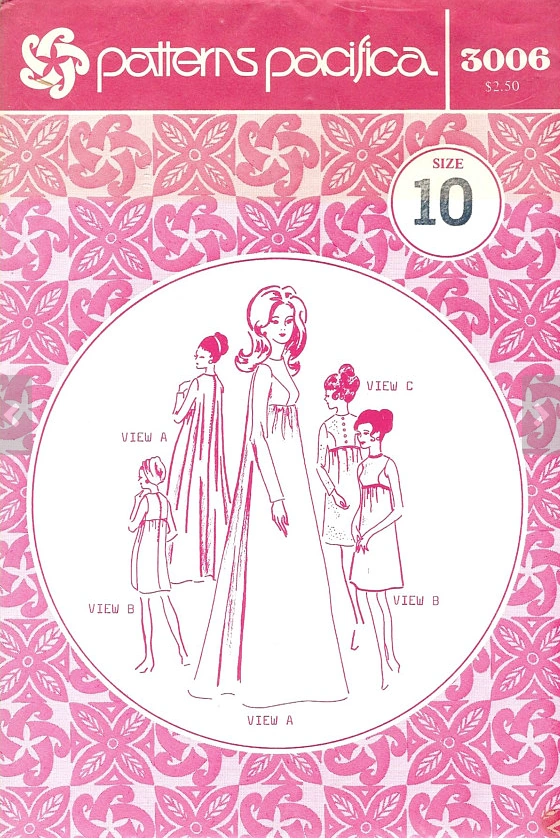 Patterns Pacifica 3006 | Vintage Sewing Patterns | Fandom