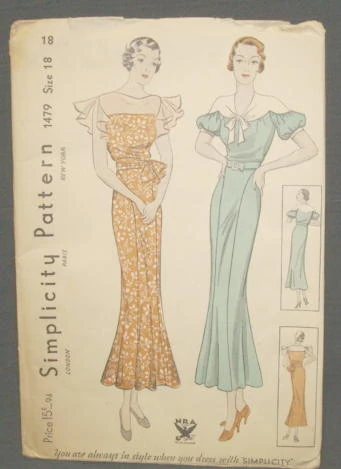Simplicity 1479 | Vintage Sewing Patterns | Fandom