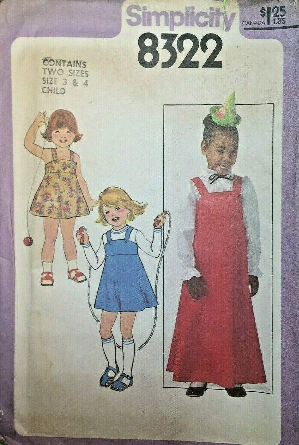 Simplicity 8322 A | Vintage Sewing Patterns | Fandom