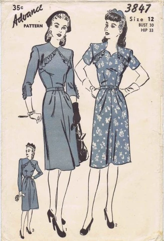 Advance 3847 | Vintage Sewing Patterns | Fandom