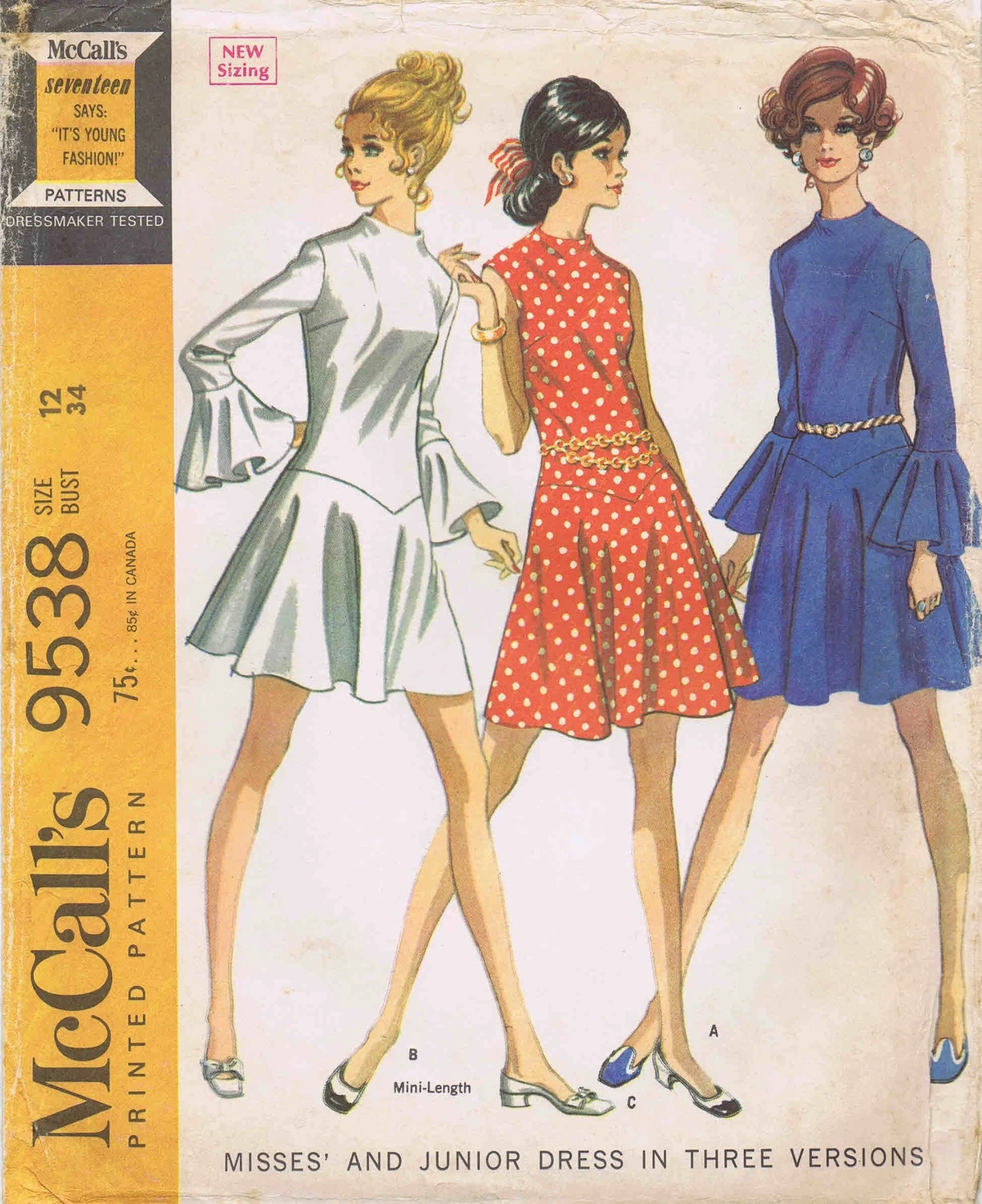 McCall's 9538 | Vintage Sewing Patterns | Fandom