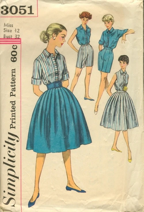 Simplicity 3051 | Vintage Sewing Patterns | Fandom