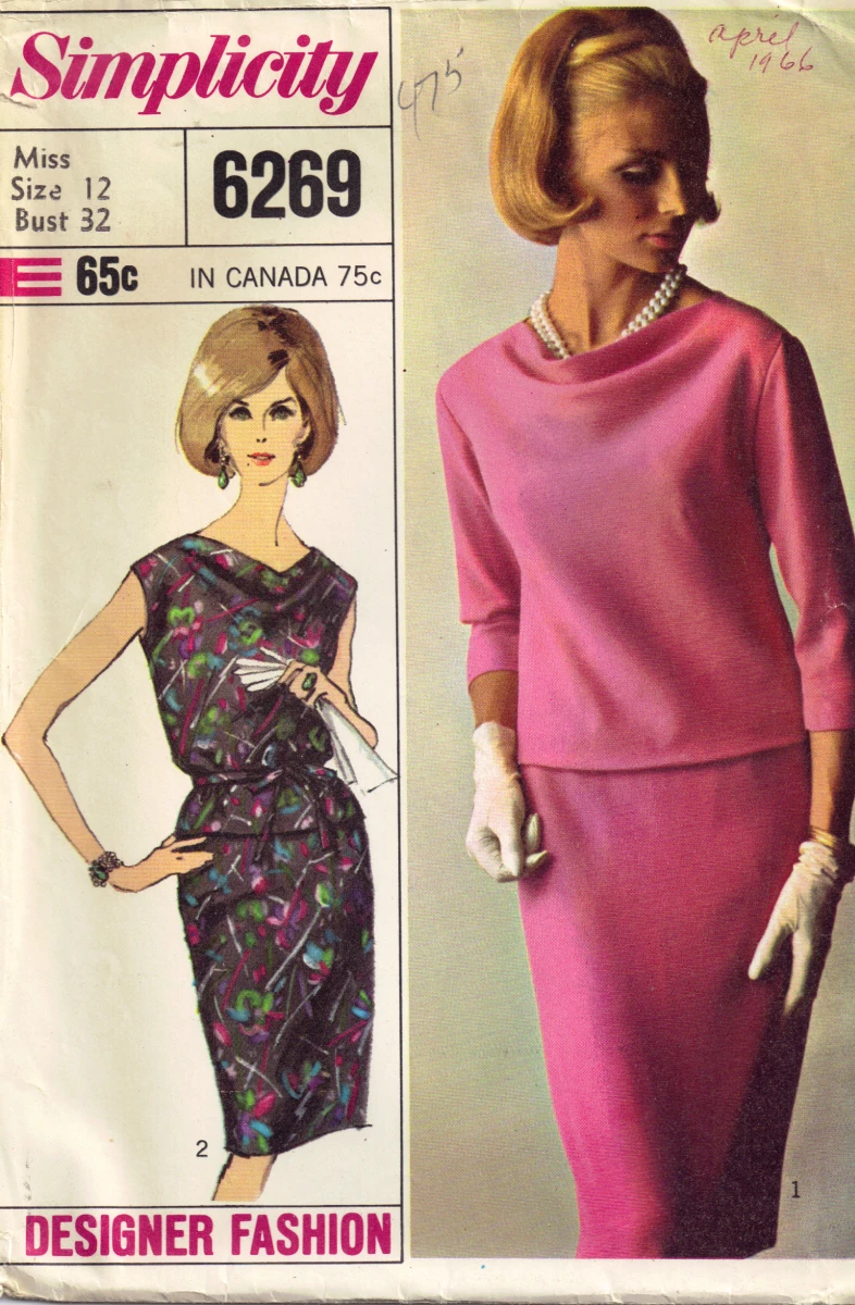 Simplicity 6269 B | Vintage Sewing Patterns | Fandom