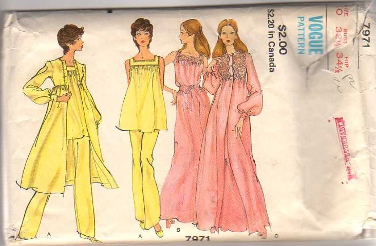 Vogue 7971 B | Vintage Sewing Patterns | Fandom