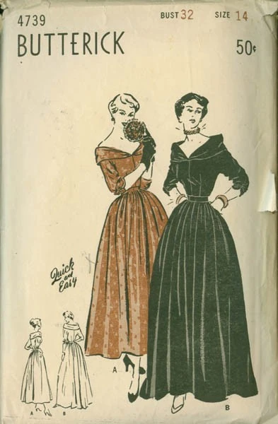 Butterick 4739 A | Vintage Sewing Patterns | Fandom