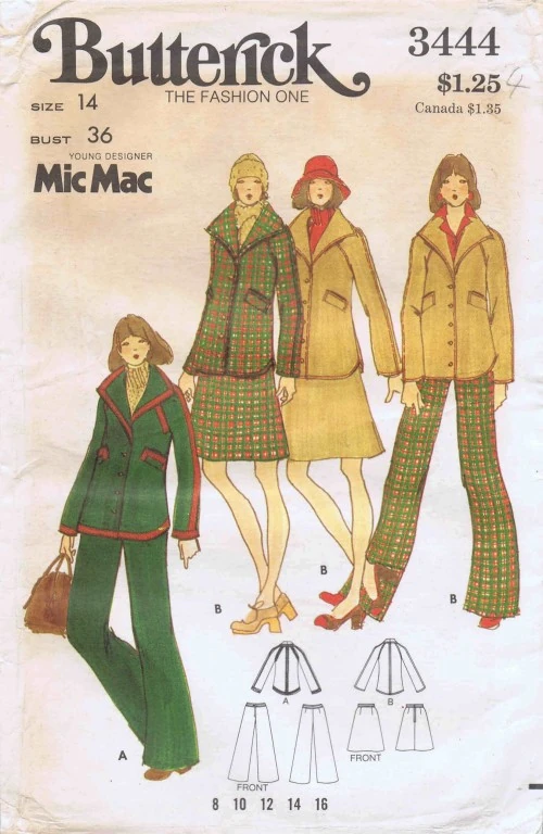 Butterick 3444 | Vintage Sewing Patterns | Fandom