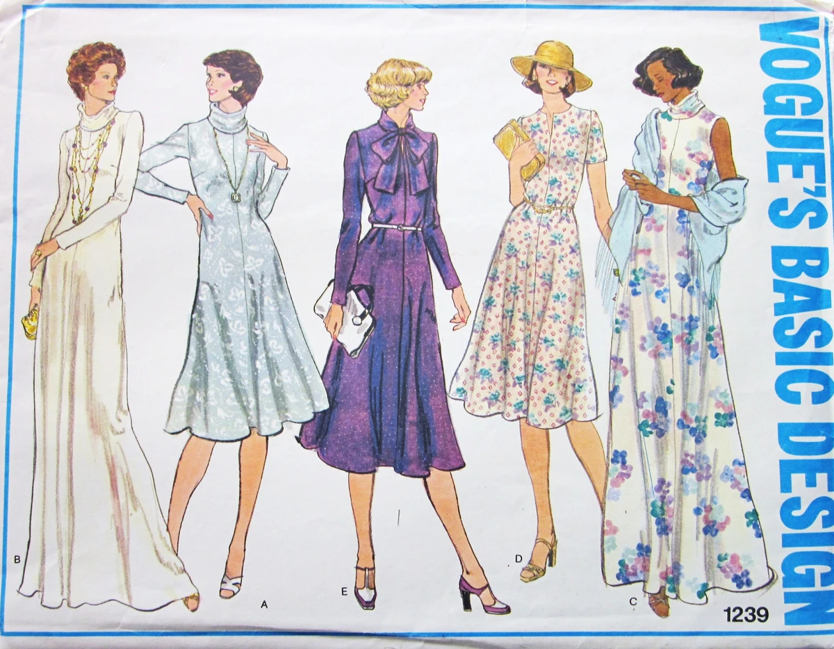 Vogue 1239 A | Vintage Sewing Patterns | Fandom