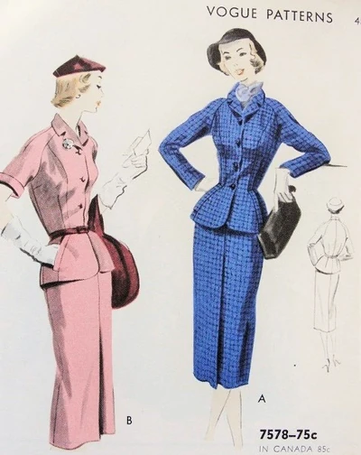 Vogue 7578 A | Vintage Sewing Patterns | Fandom