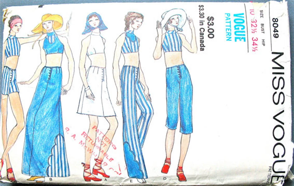 Vogue 8049 B | Vintage Sewing Patterns | Fandom
