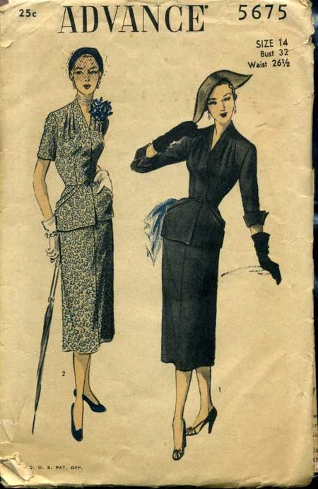 Advance 5675 | Vintage Sewing Patterns | Fandom