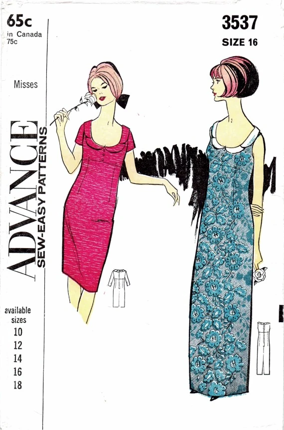 Advance 3537 | Vintage Sewing Patterns | Fandom