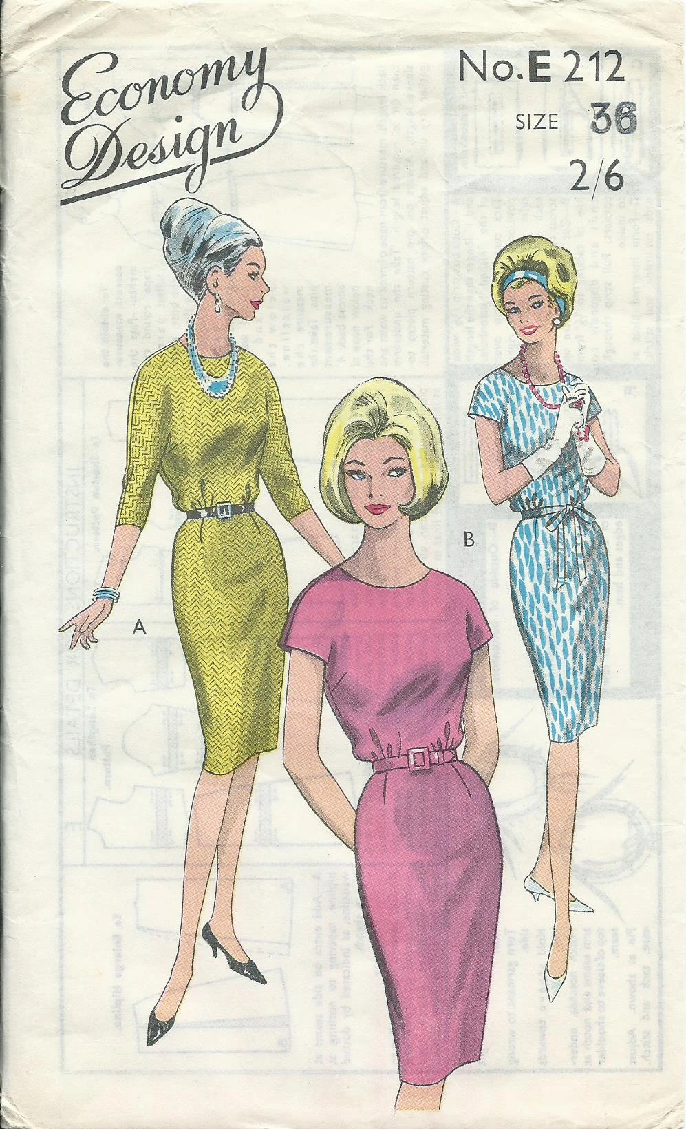 Economy Design E212 | Vintage Sewing Patterns | Fandom