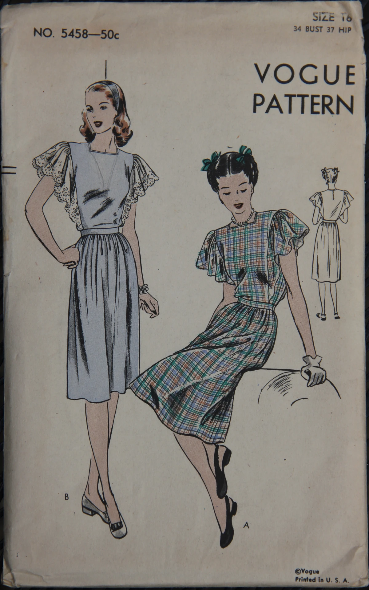 Vogue 5458 | Vintage Sewing Patterns | Fandom