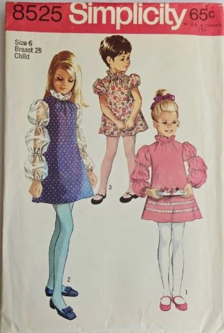 Simplicity 8525 A | Vintage Sewing Patterns | Fandom