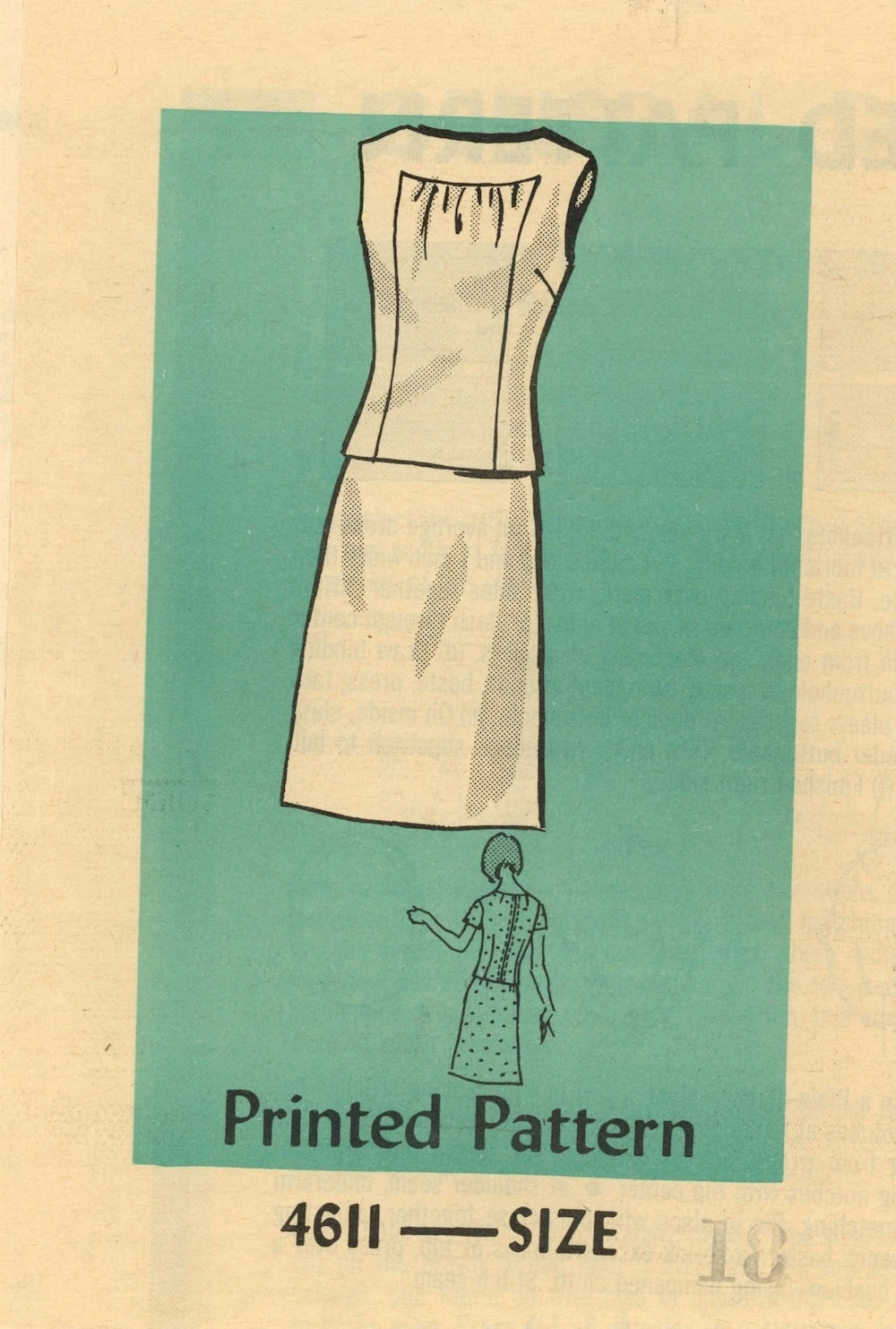 Anne Adams 4611 A | Vintage Sewing Patterns | Fandom