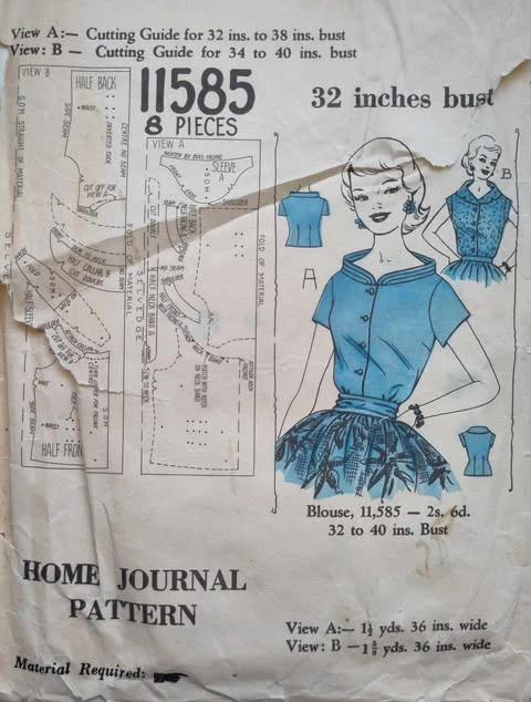 Australian Home Journal 11585 | Vintage Sewing Patterns | Fandom