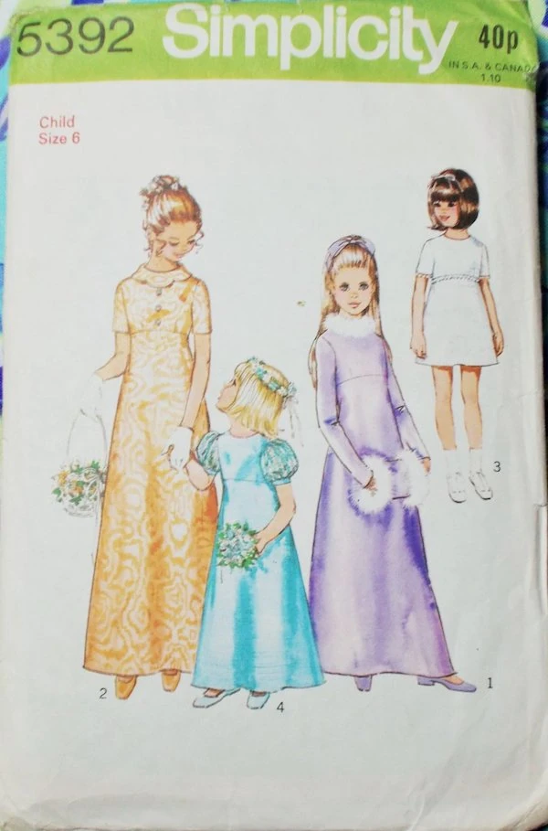 Simplicity 5392 B | Vintage Sewing Patterns | Fandom