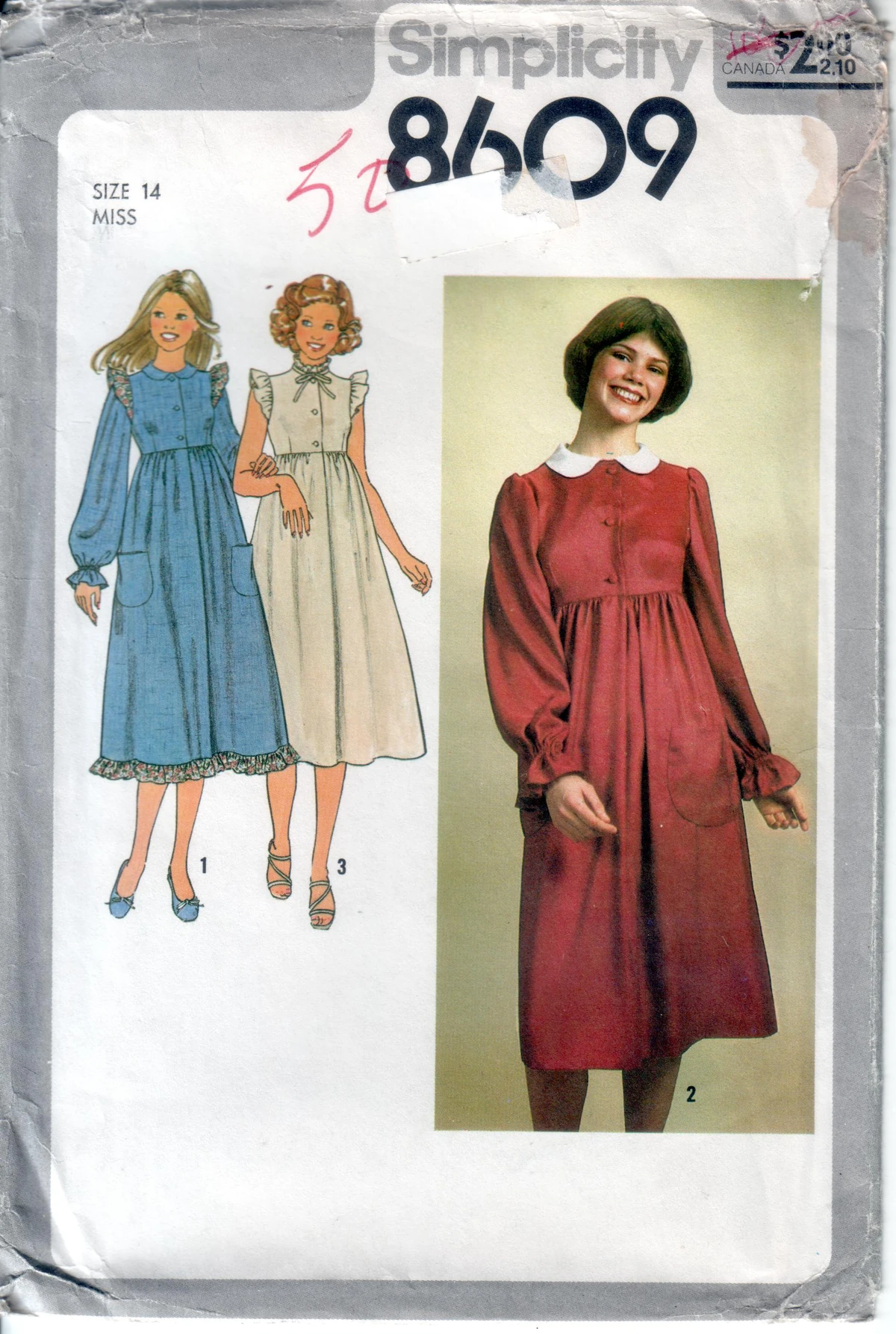 Simplicity 8609 A | Vintage Sewing Patterns | Fandom