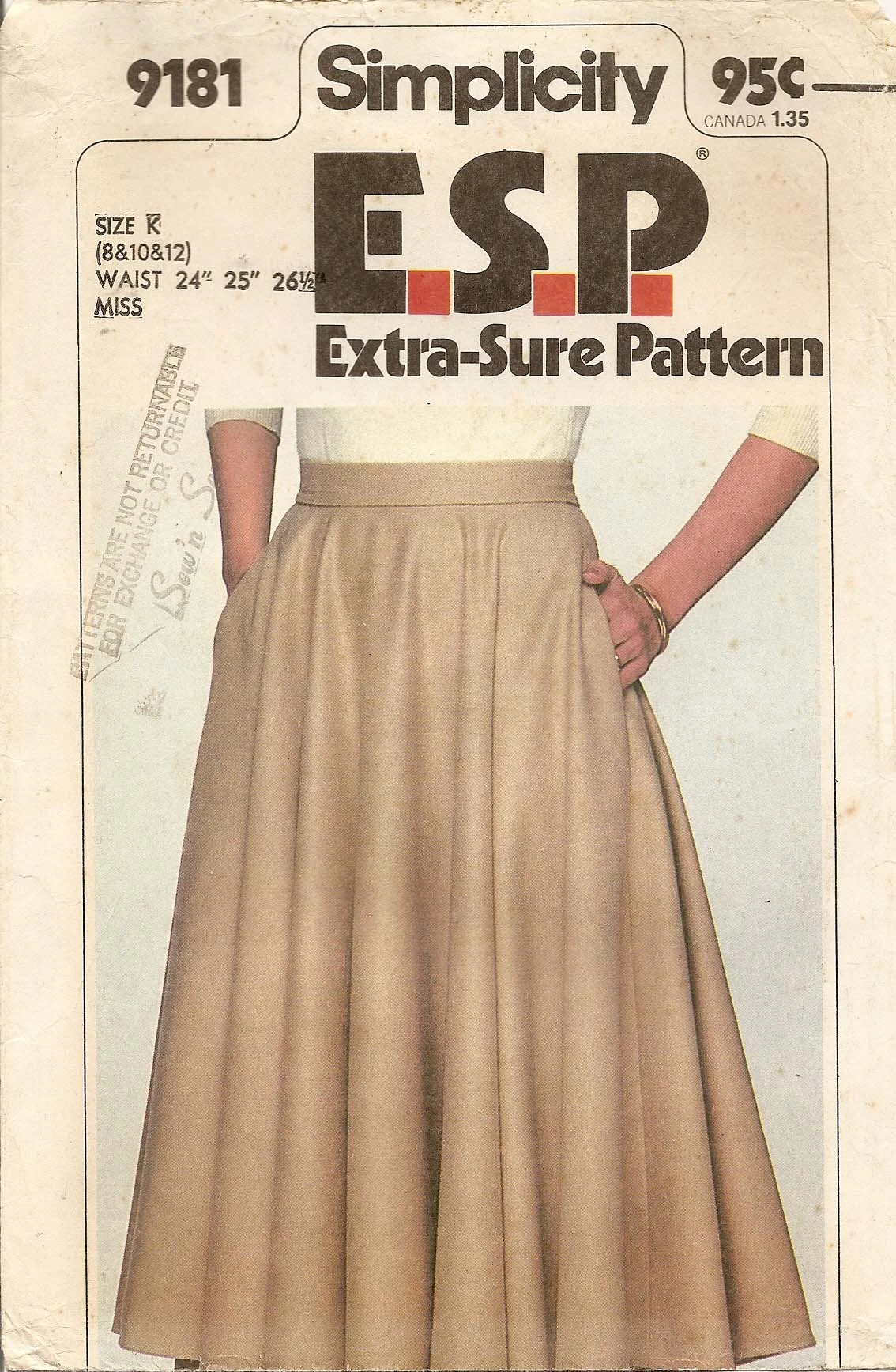 Simplicity 9181 | Vintage Sewing Patterns | Fandom