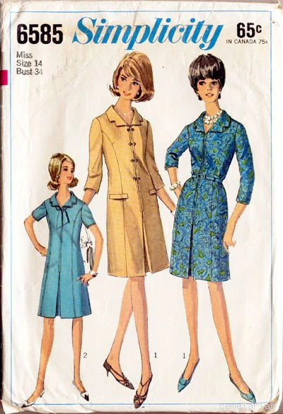 Simplicity 6585 | Vintage Sewing Patterns | Fandom