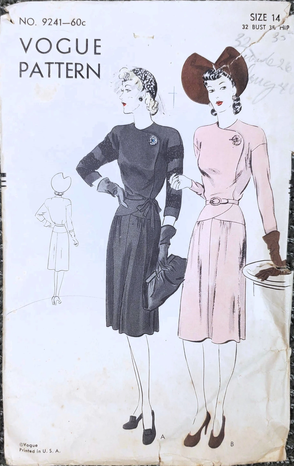 Vogue 9241 C | Vintage Sewing Patterns | Fandom