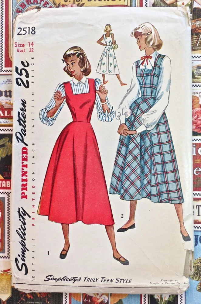 Simplicity 2518 A | Vintage Sewing Patterns | Fandom