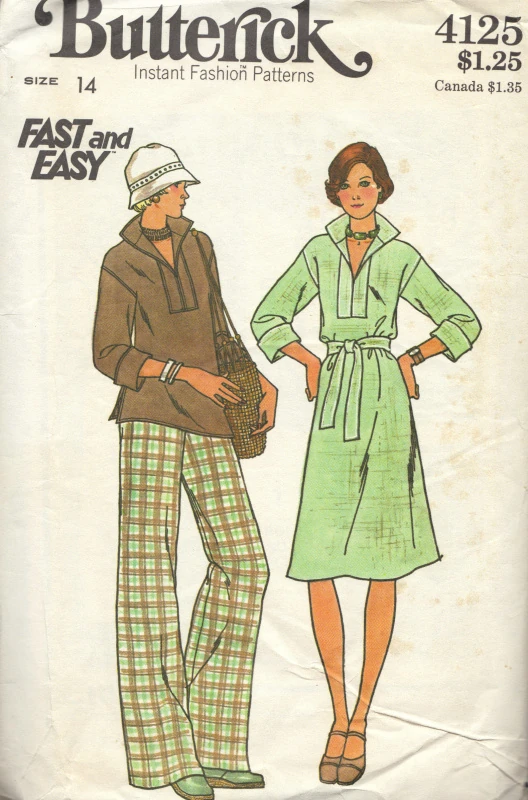 Butterick 4125 A | Vintage Sewing Patterns | Fandom