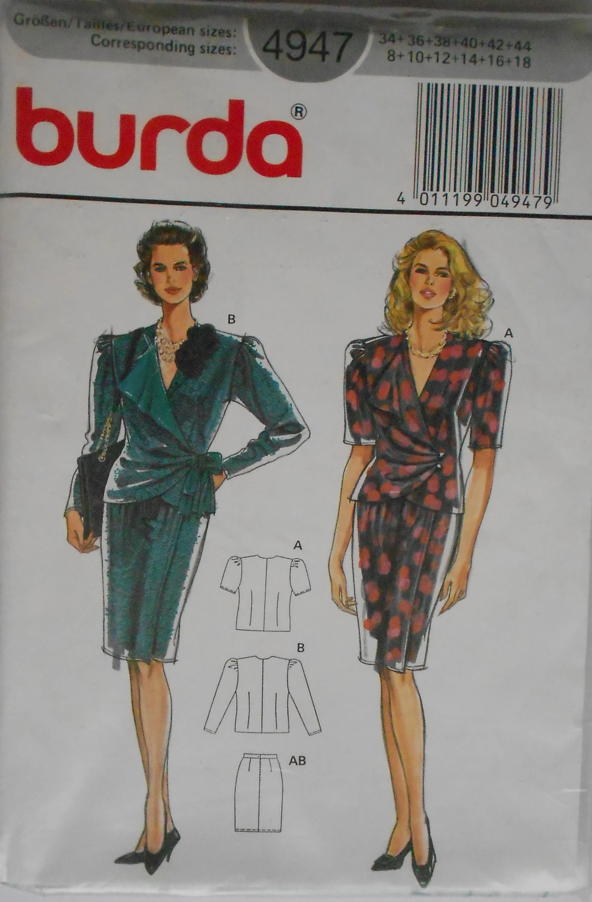 Burda 4947 | Vintage Sewing Patterns | Fandom