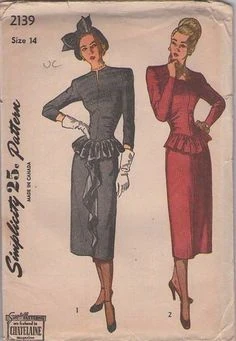 Simplicity 2139 A | Vintage Sewing Patterns | Fandom