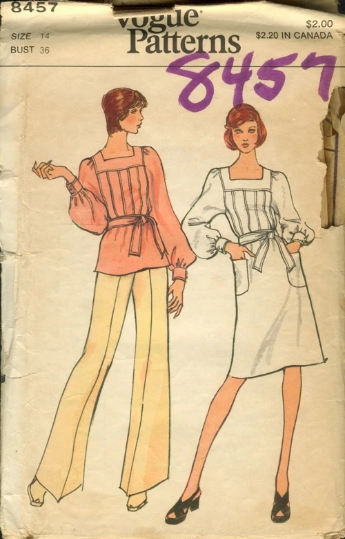 Vogue 8457 | Vintage Sewing Patterns | Fandom
