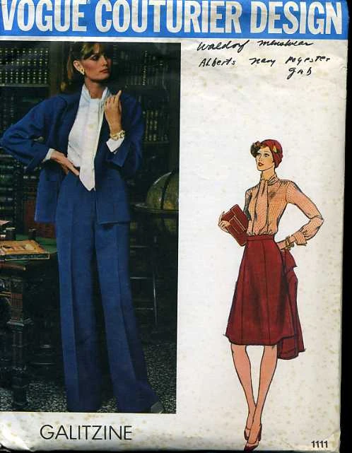 Vogue 1111 | Vintage Sewing Patterns | Fandom