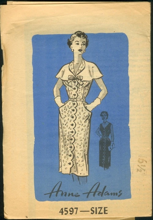 Anne Adams 4597 | Vintage Sewing Patterns | Fandom