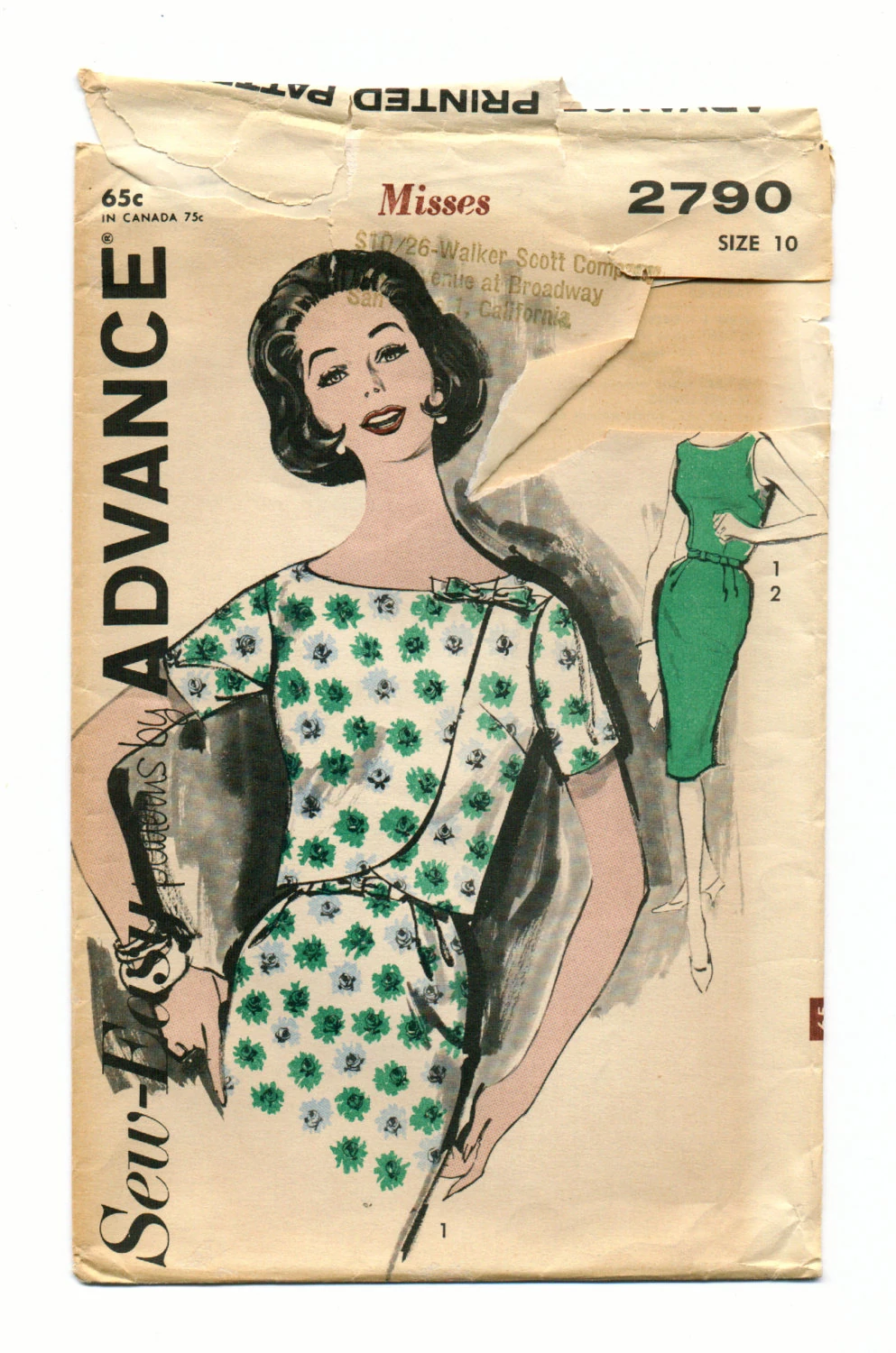 Advance 2790 | Vintage Sewing Patterns | Fandom