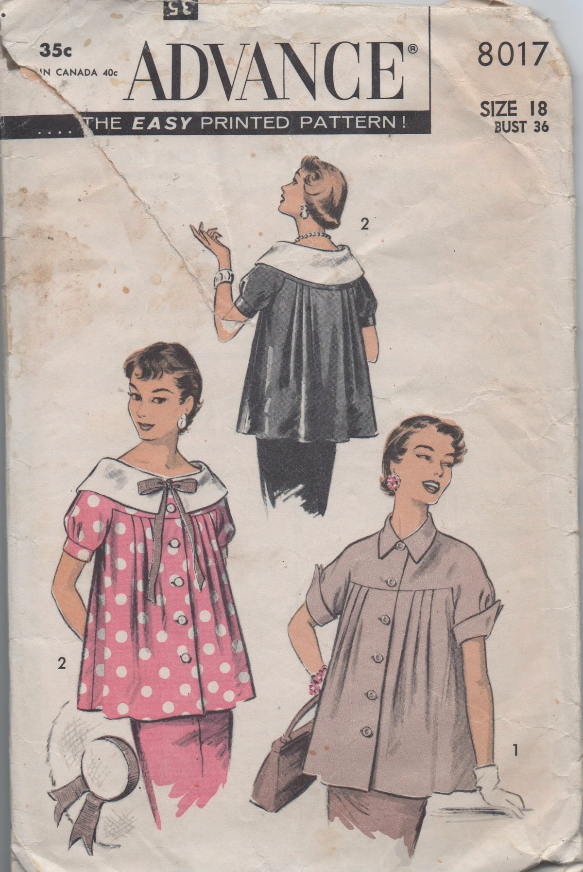 Advance 8017 | Vintage Sewing Patterns | Fandom