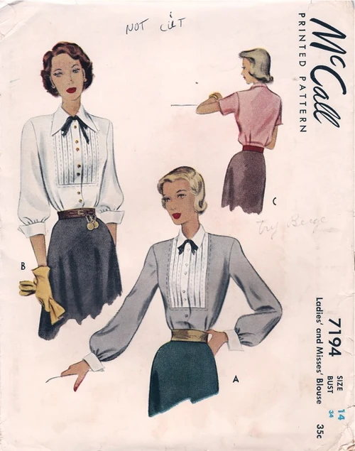 McCall 7194 | Vintage Sewing Patterns | Fandom