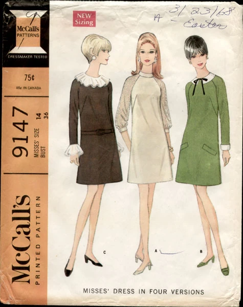 McCall's 9147 | Vintage Sewing Patterns | Fandom