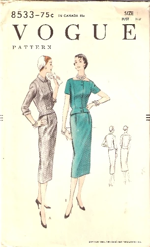 Vogue 8533 | Vintage Sewing Patterns | Fandom