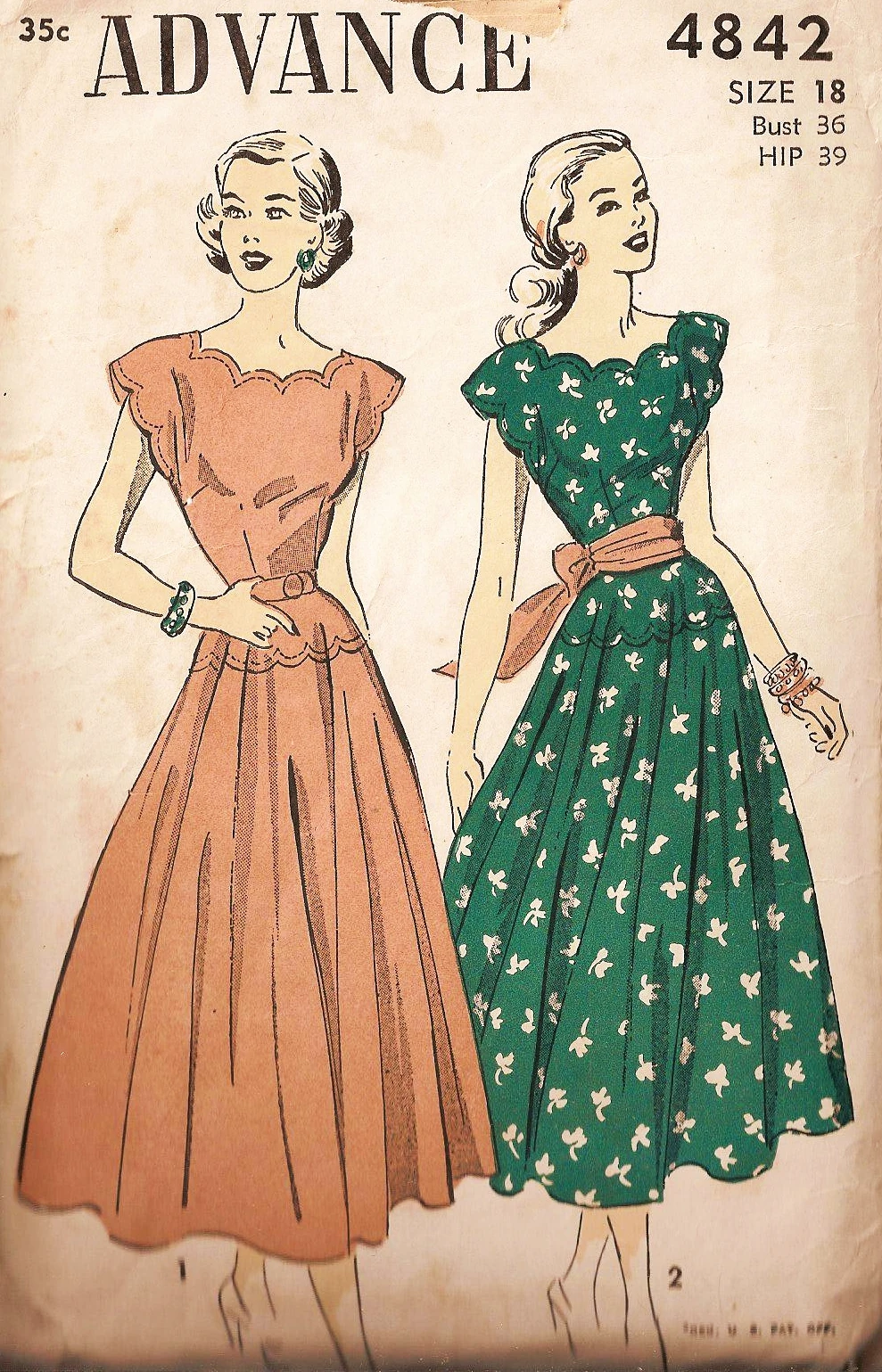 Advance 4842 | Vintage Sewing Patterns | Fandom